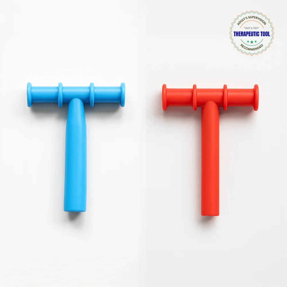 Abley's 'T' Chew Tube | Oral Motor Tool for Biting & Chewing Skills